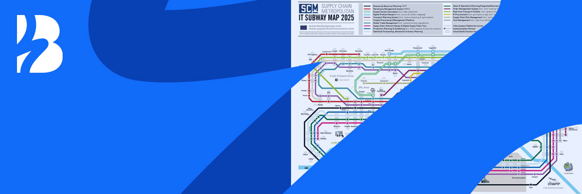 Bluerock TMS Featured in Supply Chain Media IT Subway Map 2025